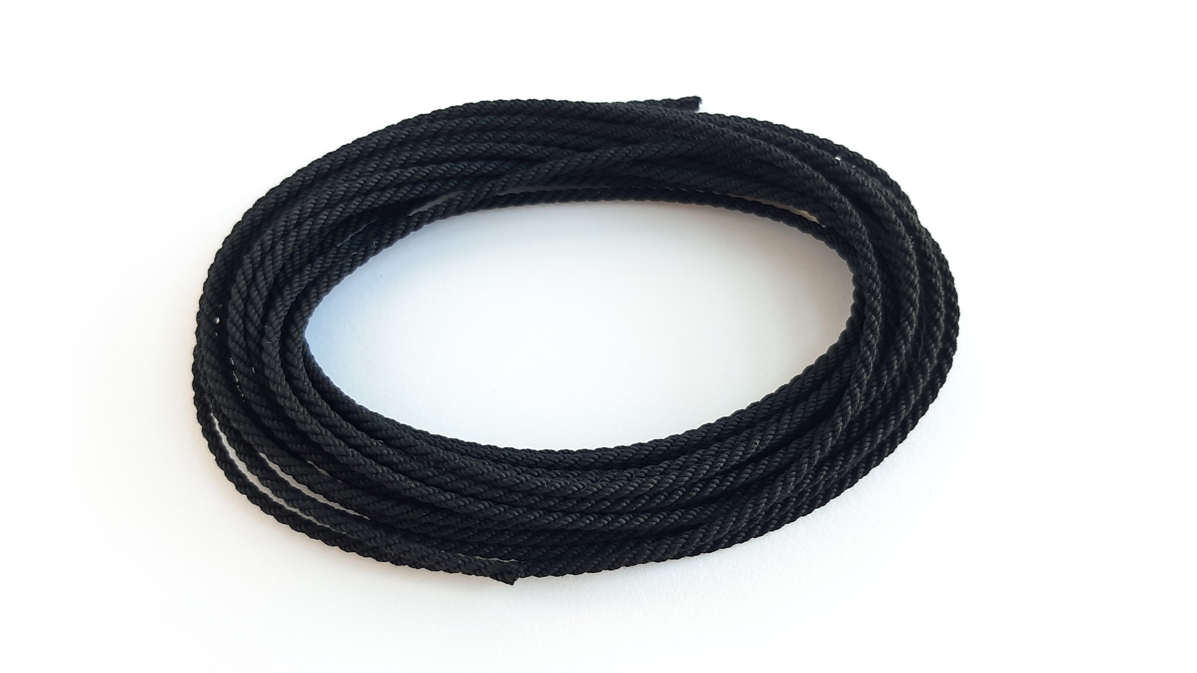 Cotton Black Cable-Laid Rope – Ropes of Scale